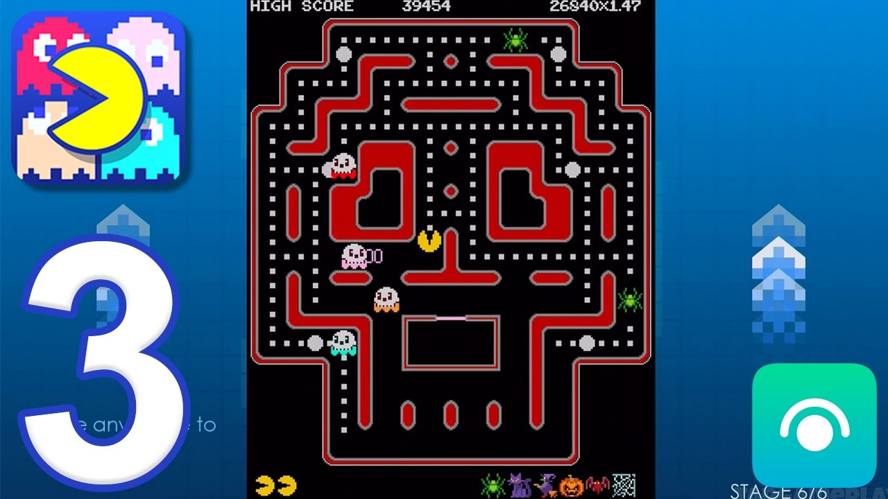 PAC-MAN - Gameplay Walkthrough Part 3 - Mazes: Halloween (iOS, Android ...