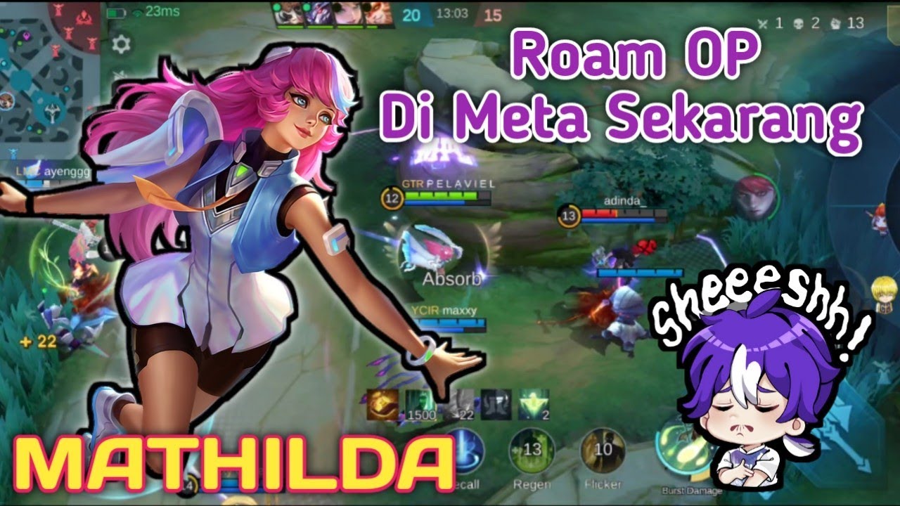 ROAM OP DIMETA SEKARANG - GAMEPLAY MATHILDA - BUILD TOP 1 GLOBAL ...