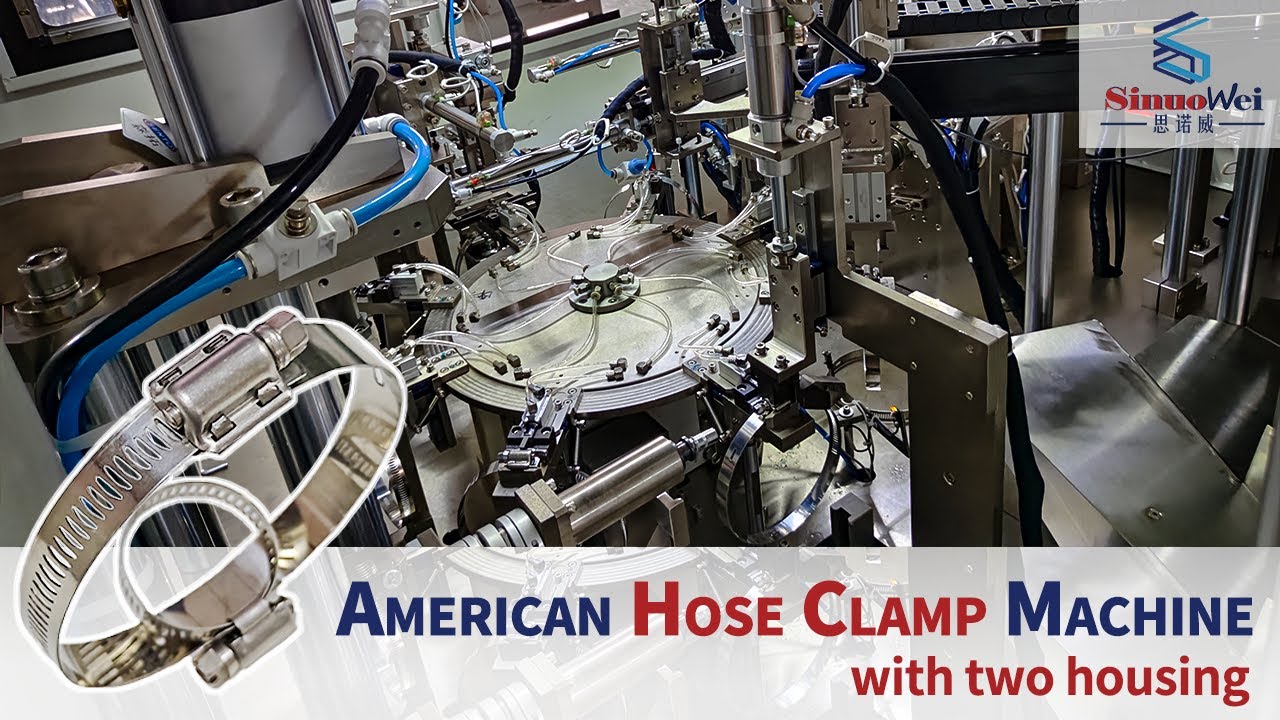 American Hose Clamp Machine with 2 housing #hoseclamp #hoseclampmachine ...