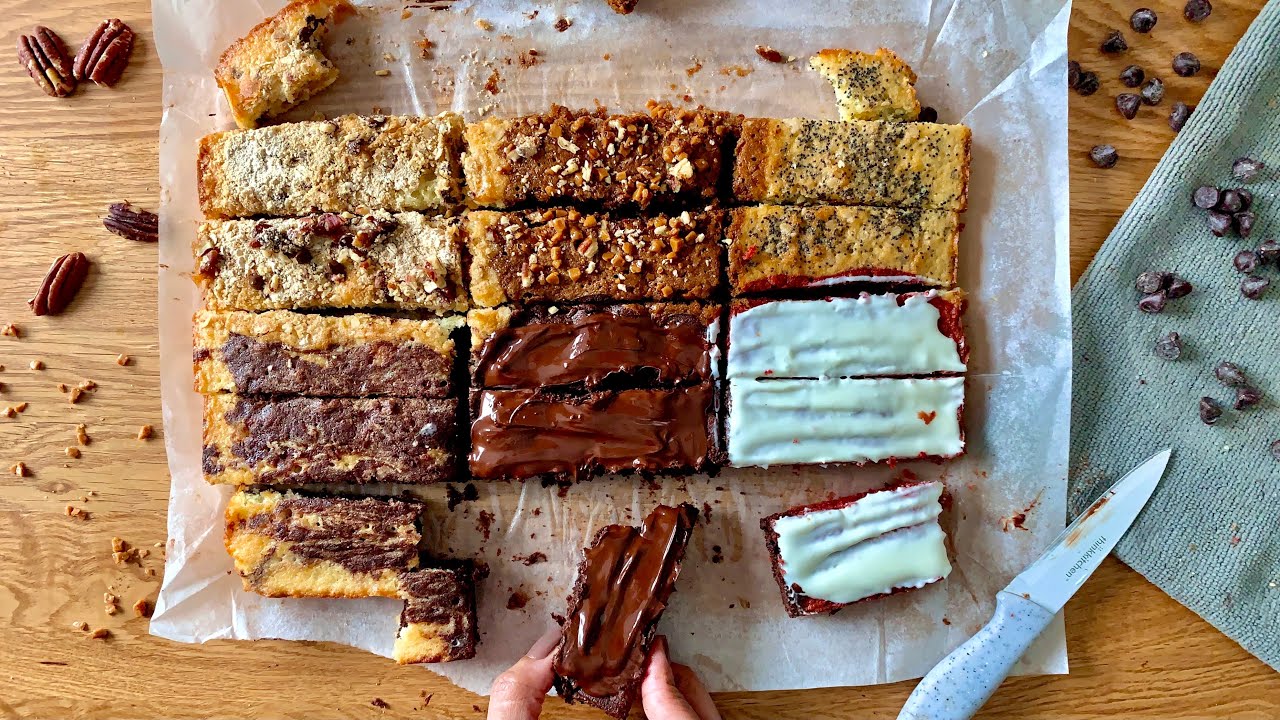 Sheet Cake Hack | 6 Flavors Cake using One Batter in 1 Sheet Tray ...