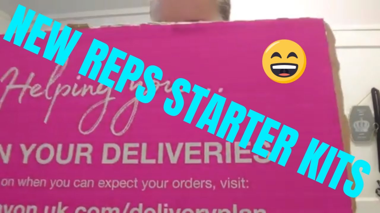 Avon Rep/Sales Leader Starter Kit £90 - Products worth £270 - YouTube