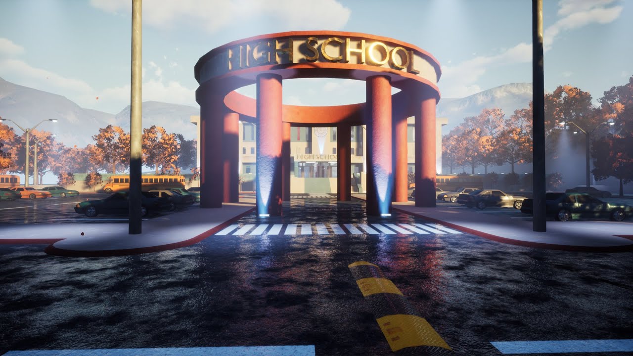 High School Unreal Engine 4 - YouTube