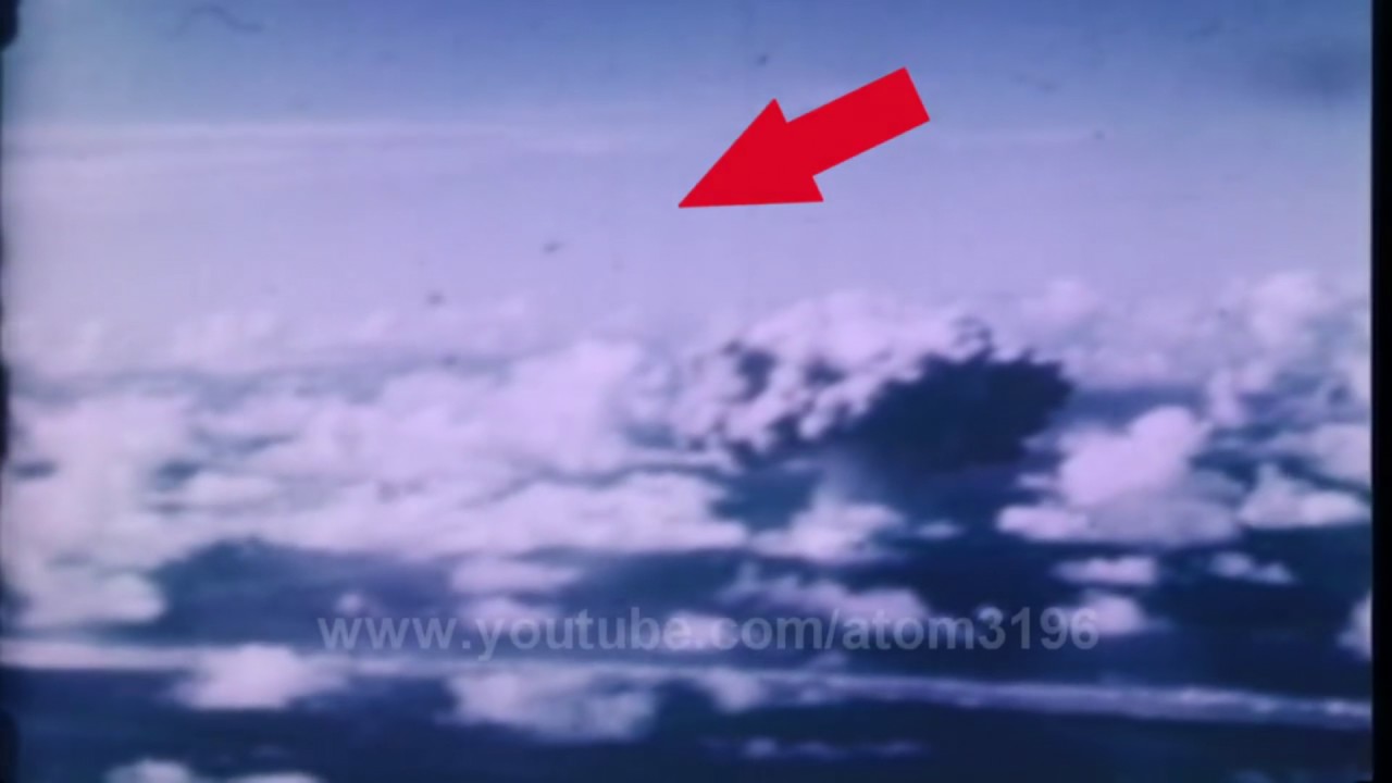 Must see !! Famous UFO sighting during an atomic explosion Crossroads ...