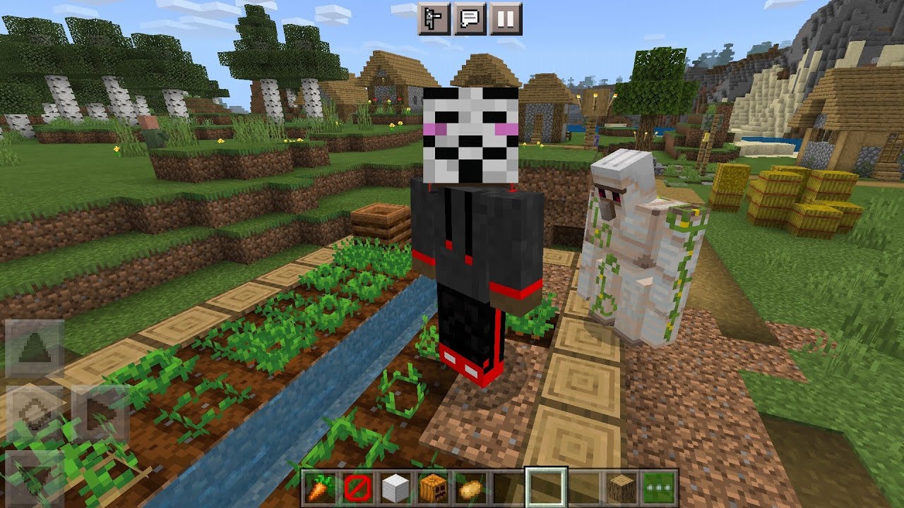 Giant Player Addon IN Minecraft PE - YouTube