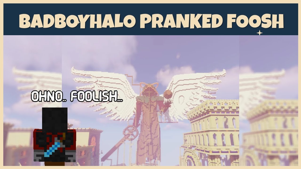 Badboyhalo prank on Foolish (DSMP) - YouTube
