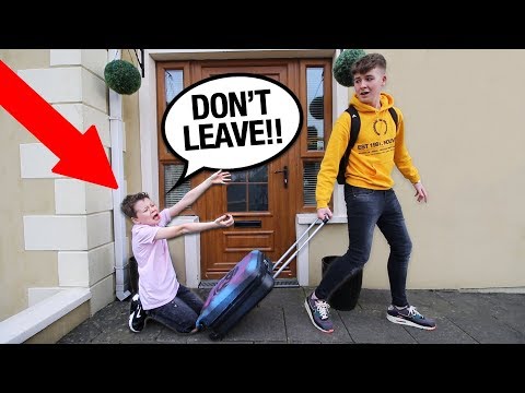 i'm MOVING OUT PRANK on LITTLE BROTHER!! *bad idea*