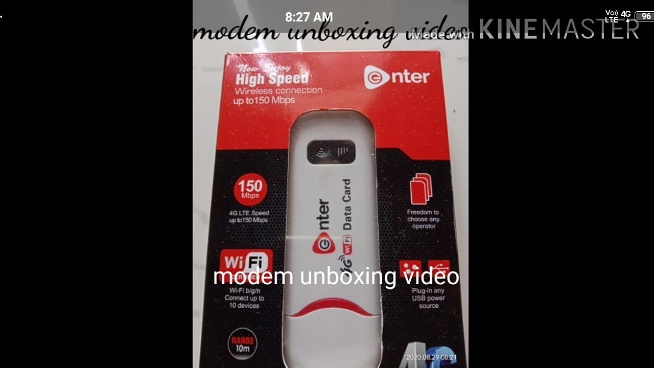 Modem unboxing video - YouTube
