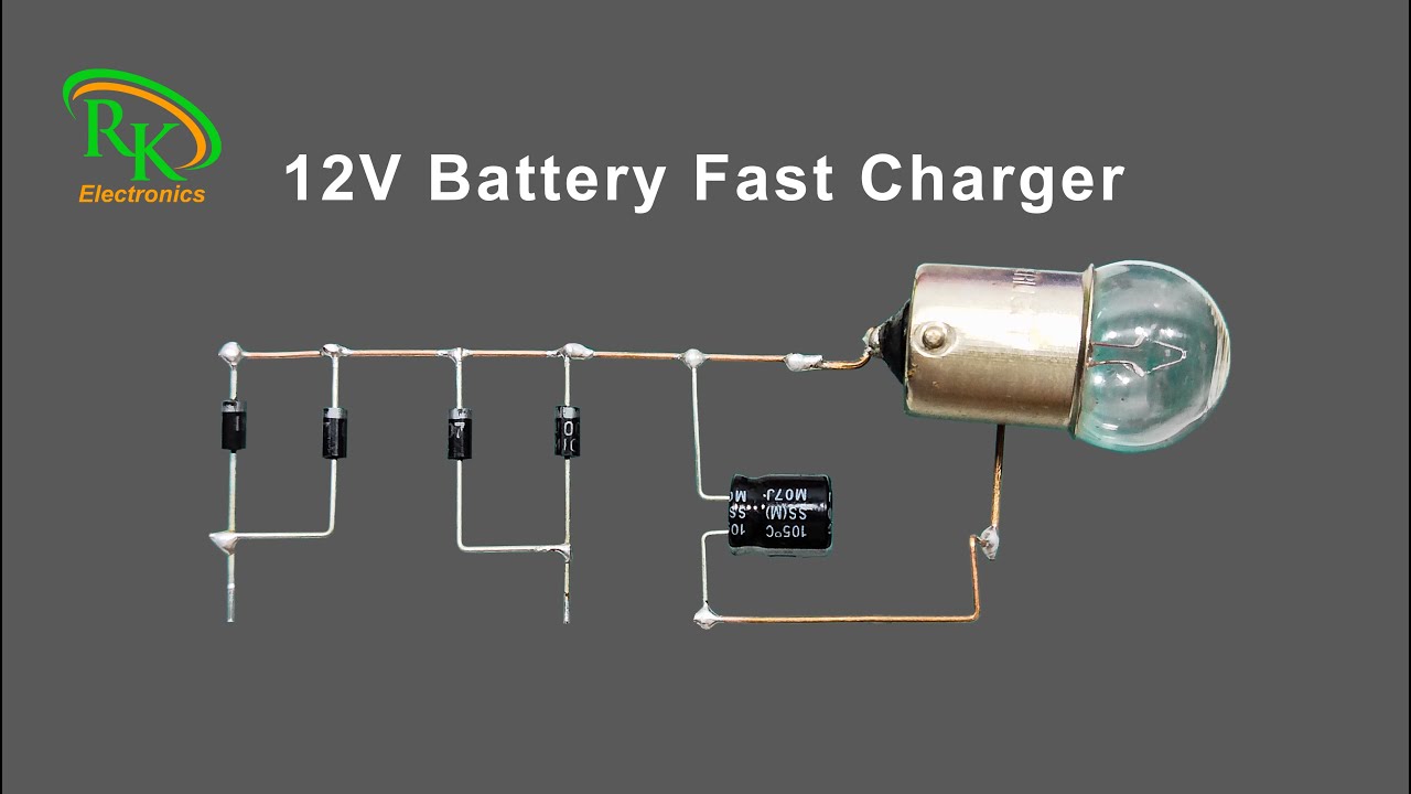 DIY 12V Battery Fast Charger Circuit🔋 | DIY Electronics Projects - YouTube
