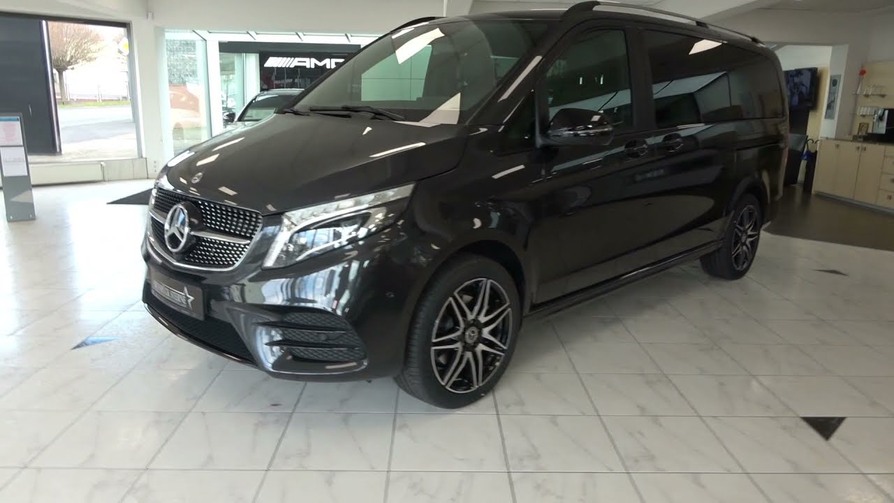 V121 V 300 d 4M Avantgarde AMG Line Night Paket graphitgrau - YouTube