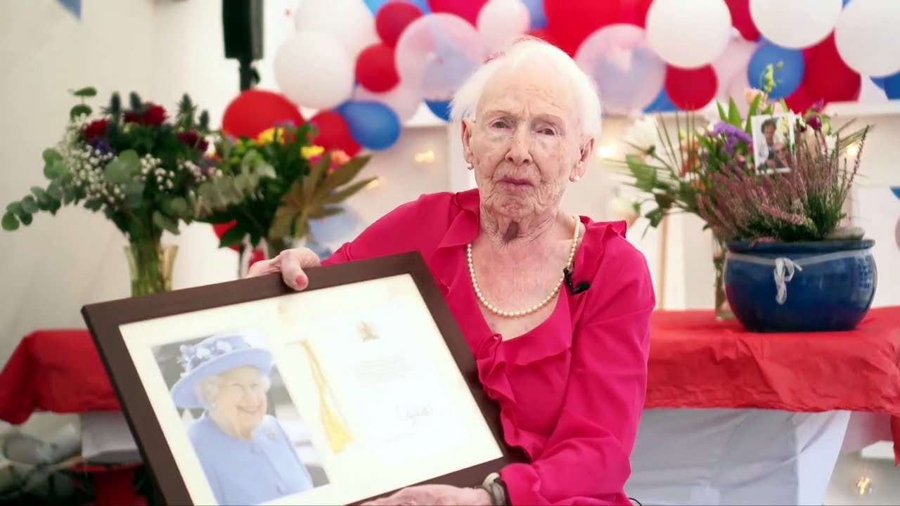 Watch 100 year old gets surprise royal telegram day after Queen's death ...
