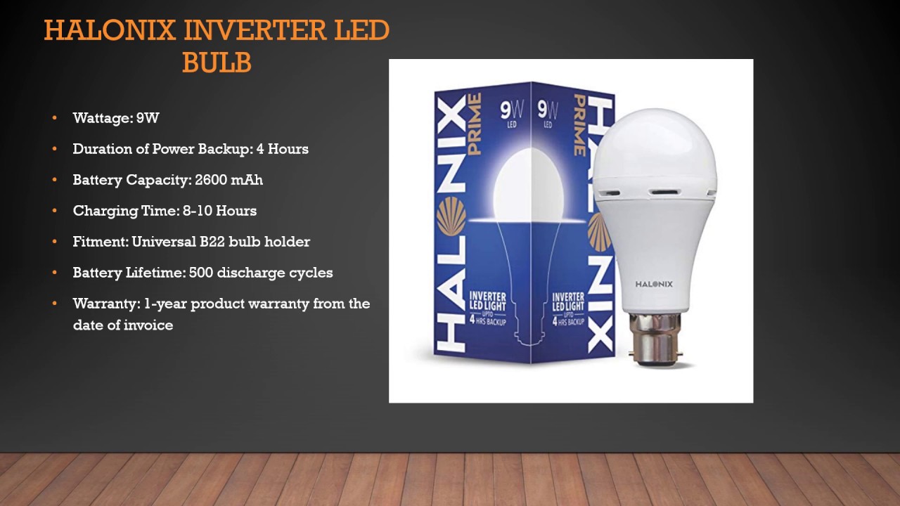 Top 5 best Inverter Bulbs in India in 2020 - YouTube