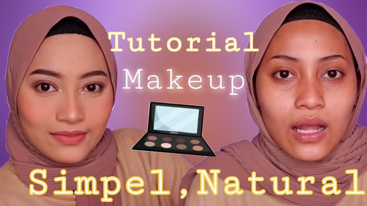 Tutorial Makeup Simple Natural Pemula Produk Lokal || Siha makeup - YouTube