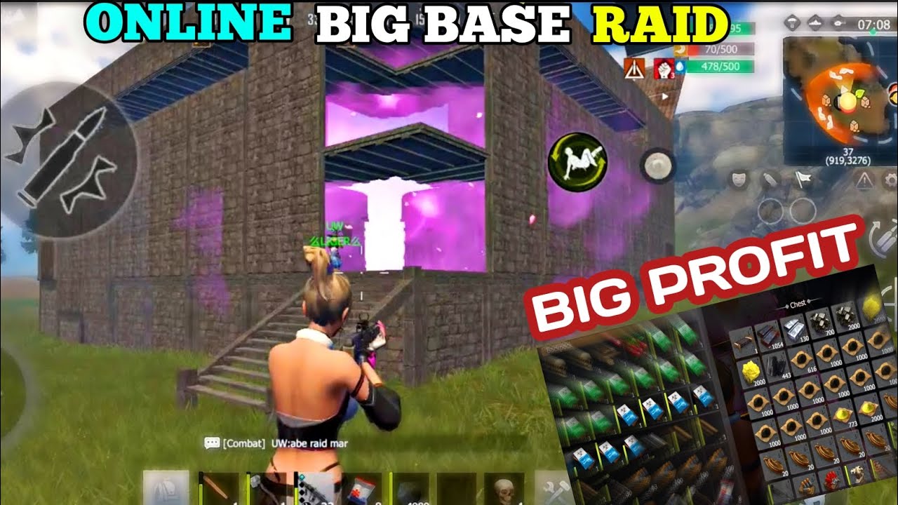 ONLINE BIG BASE RAID & BIG PROFIT in Last day rules servival | last ...
