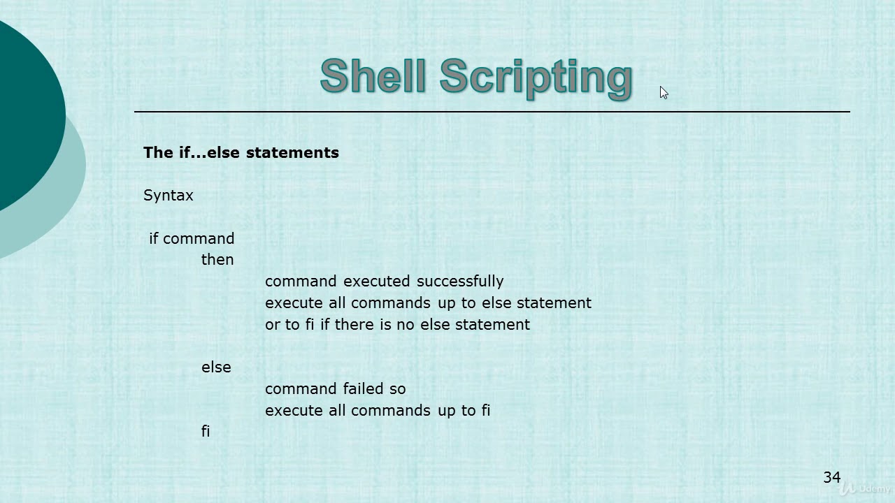 013 if elif else fi syntax - YouTube