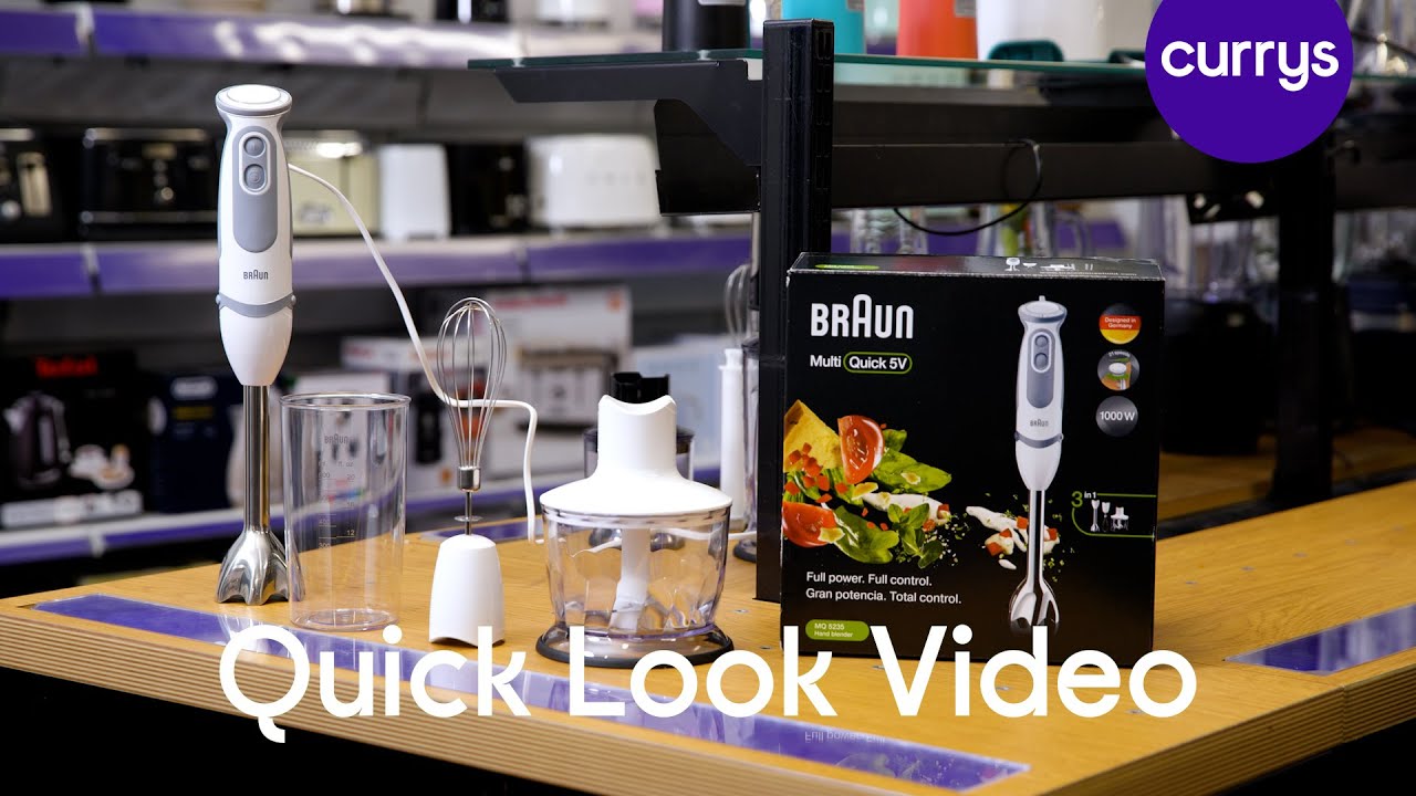 BRAUN MQ5235 Hand Blender - Quick Look - YouTube