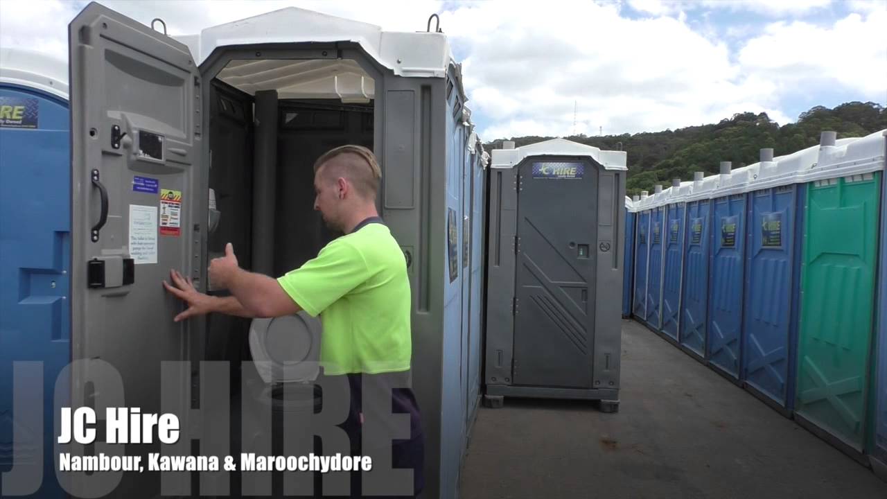 JC HIRE talks portable toilets! - Why Buy it when you can hire it - YouTube