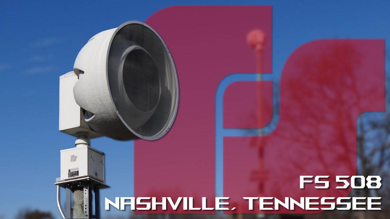 FS 508 Tornado Siren Test - Attack - Nashville (Davidson County), TN ...