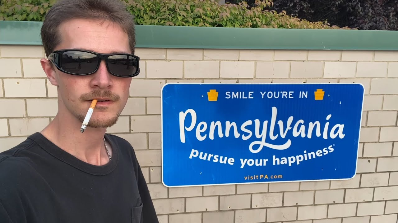 Smoking a Cigarette in Pennsylvania - YouTube