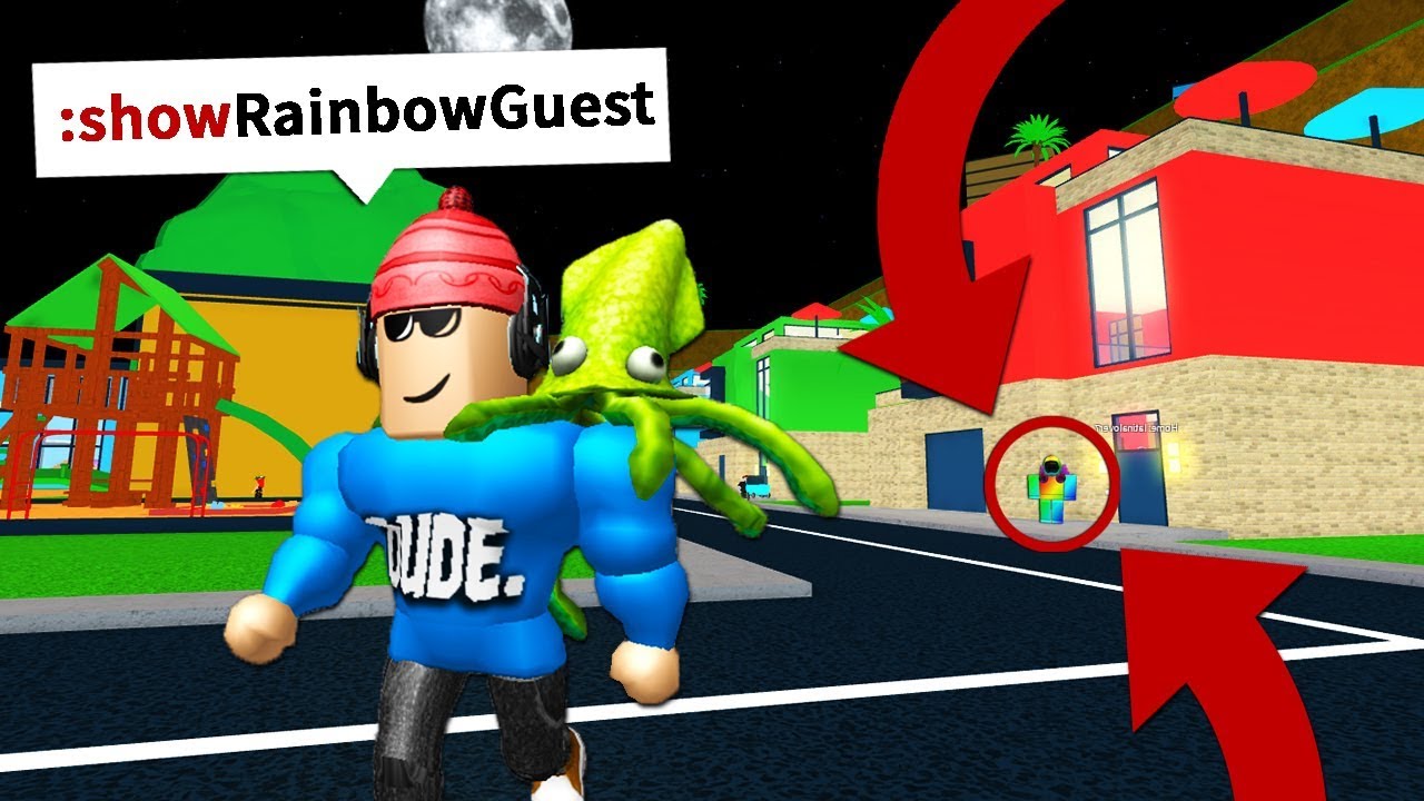 SUMMONING THE RAINBOW GUEST WITH ADMIN COMMANDS! - YouTube