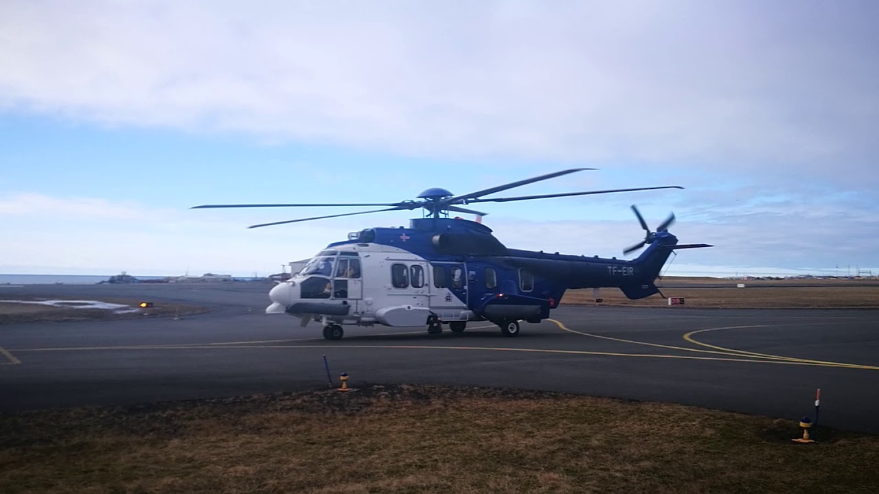 First ever arrival of the newest helicopter for Icelandic coast guard ...
