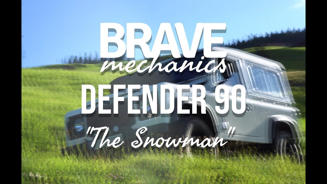 Brave Mechanics Land Rover Defender 90 "The Snowman" austrian alps ...