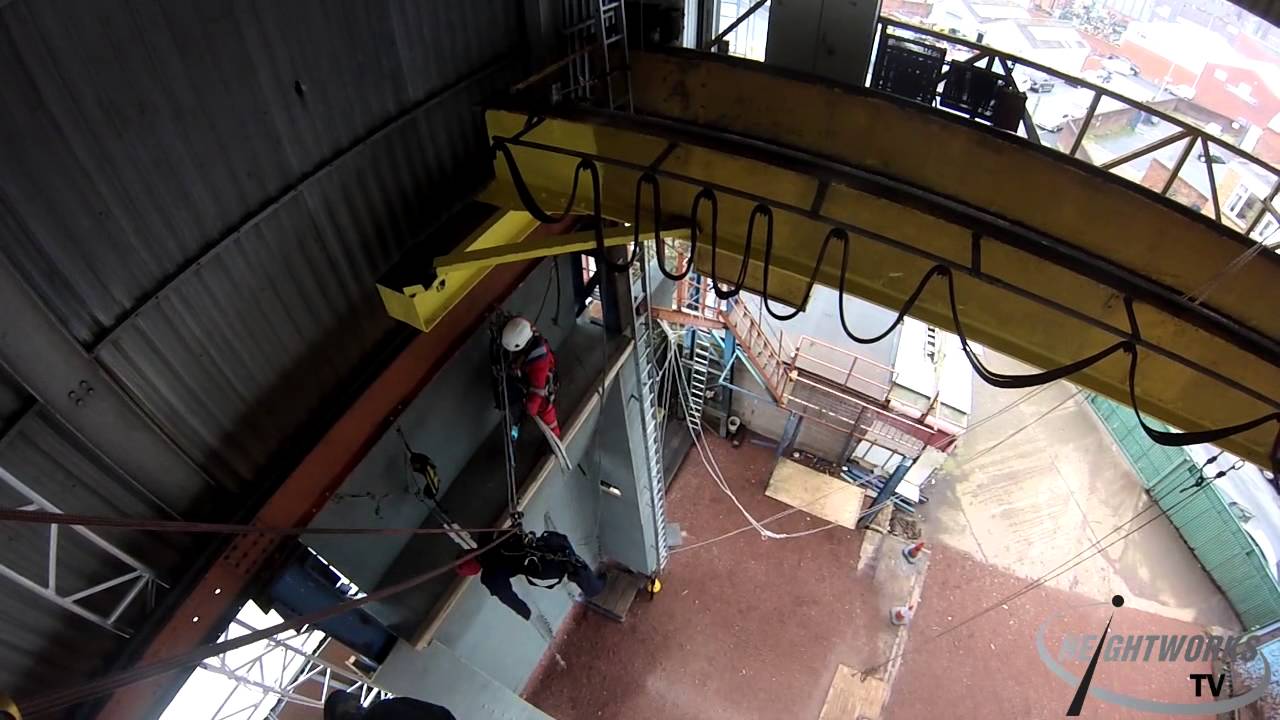 IRATA Cross Haul Manoeuvre - YouTube