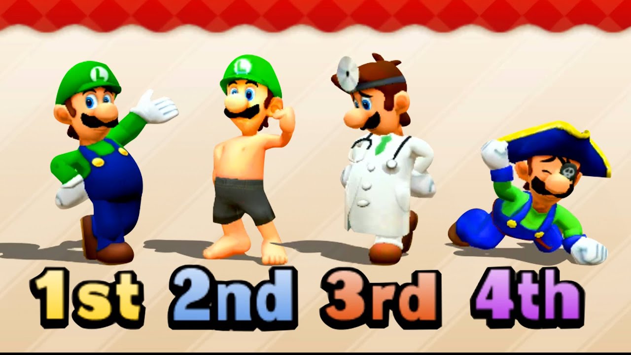 Mario Party: The Top 100 - All Luigi Outfit Revealed - YouTube