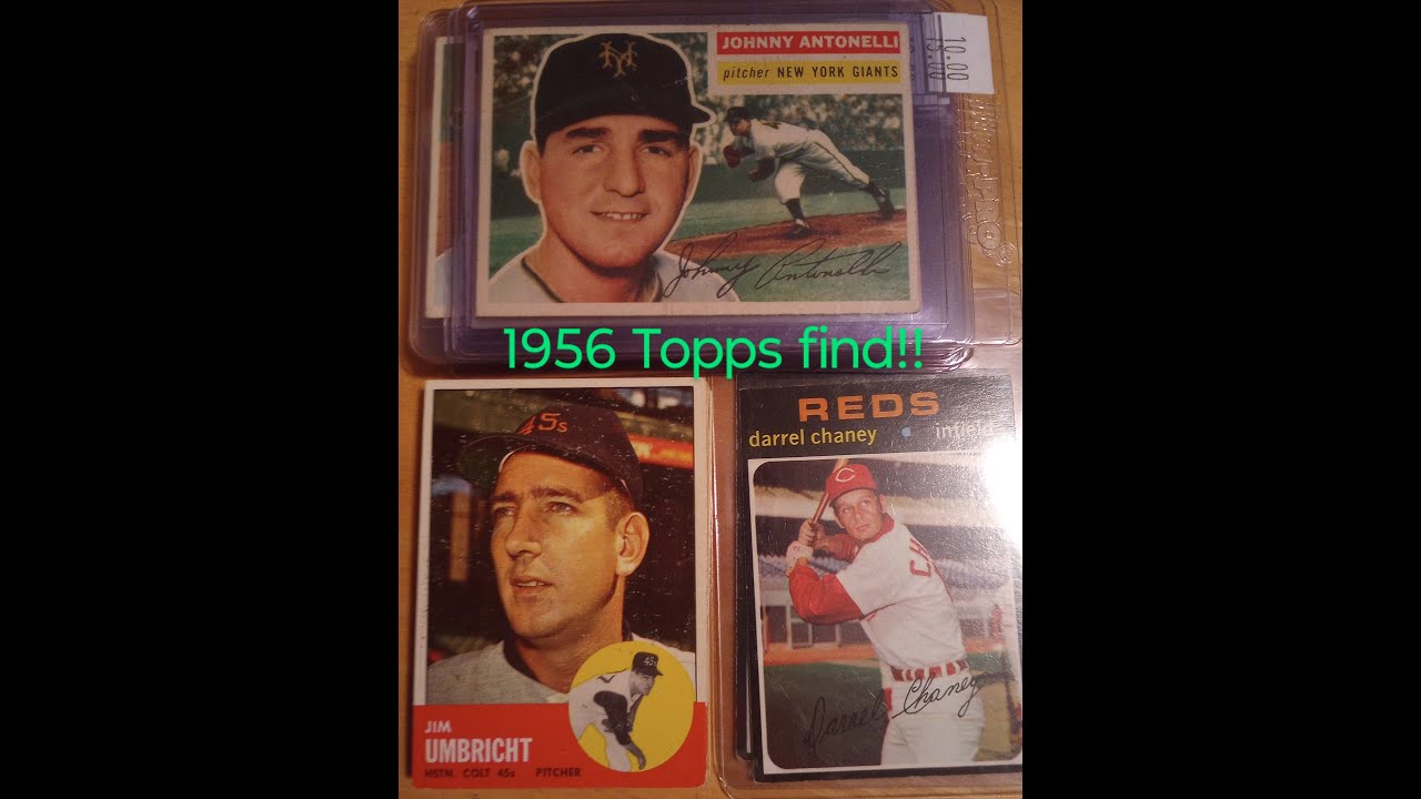 GREAT 1956 Topps Baseball card find! Some of the best finds come when ...