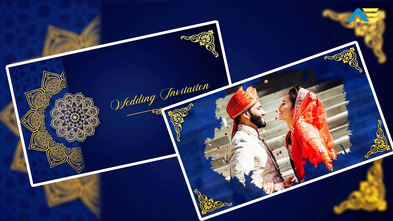 Wedding invitation after effects templates | Wedding invitation ...