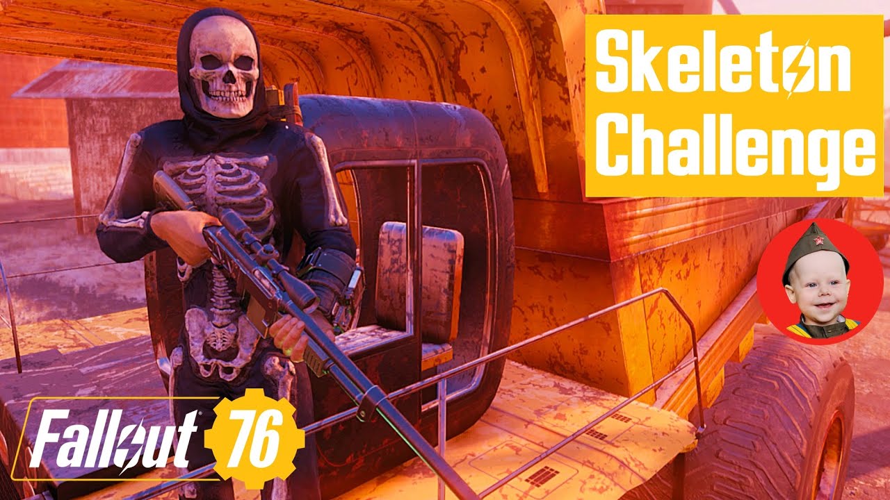 Fallout 76: Skeleton Challenge - We Go Bone Hunting (PS4 gameplay ...