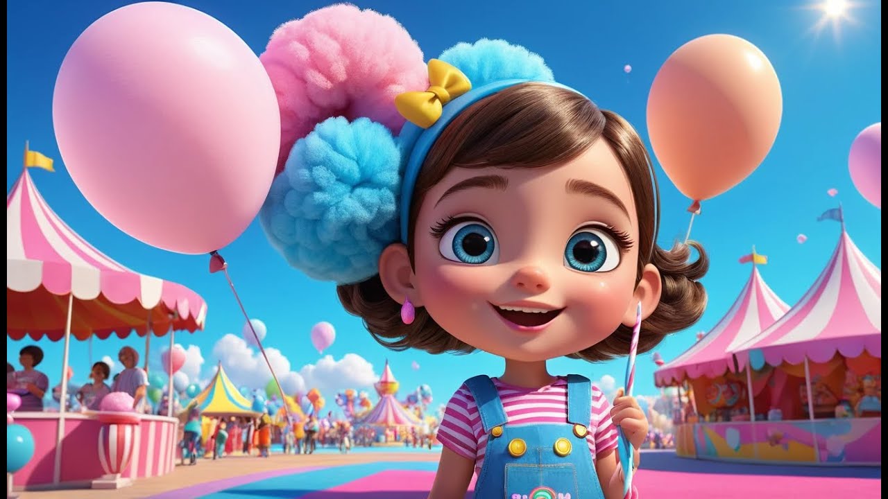 Cotton Candy, Sweet and Light Delight | Fun Candy Song for Toddlers ...