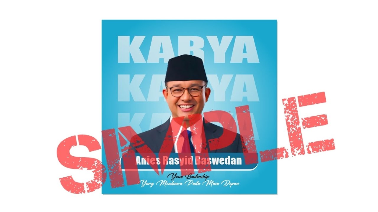 Membuat Poster Anies Baswedan di CorelDraw #2023 - YouTube