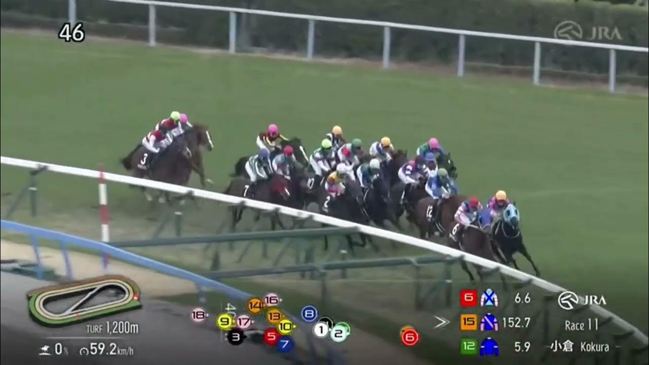 2025年2月15日小倉11R 下関S 芝1200m マイネルレノン - YouTube