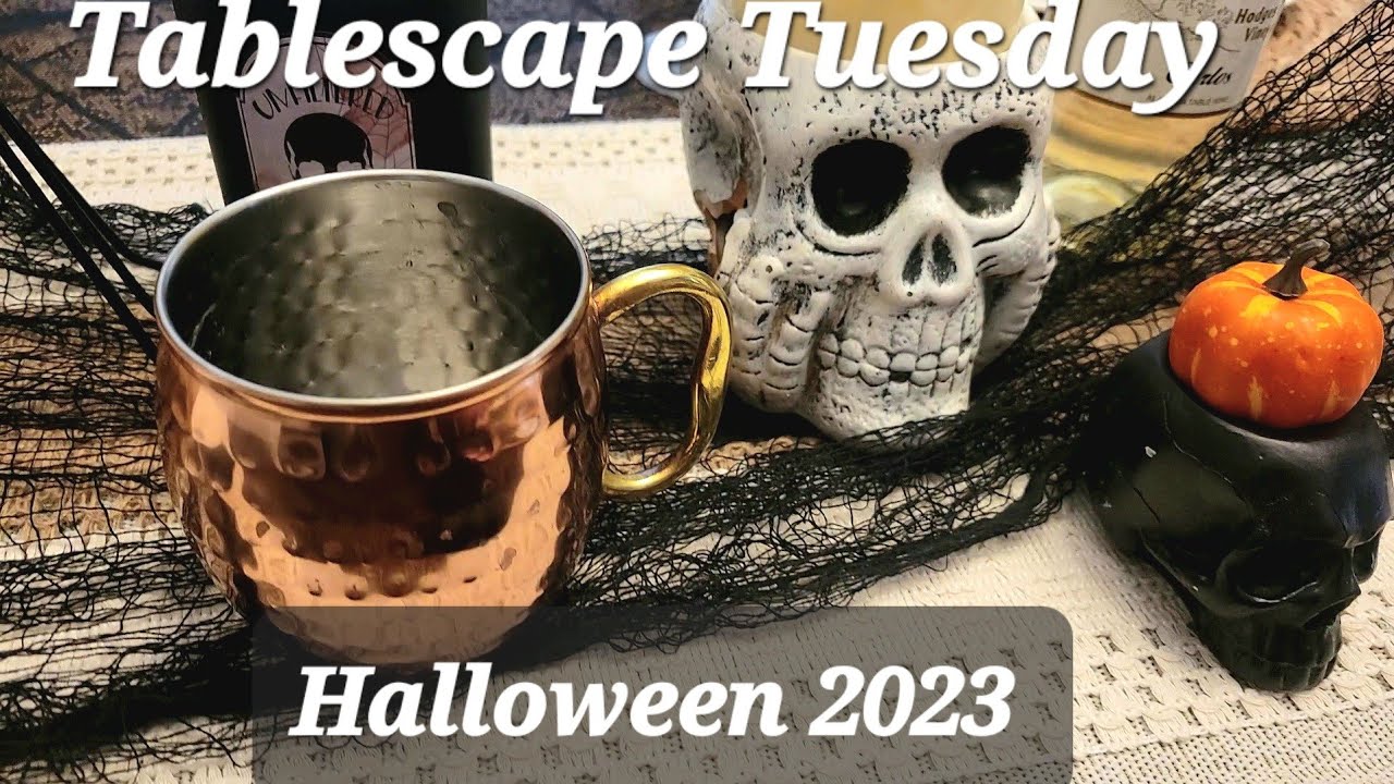 Tablescape Tuesday Halloween edition 👻 - YouTube