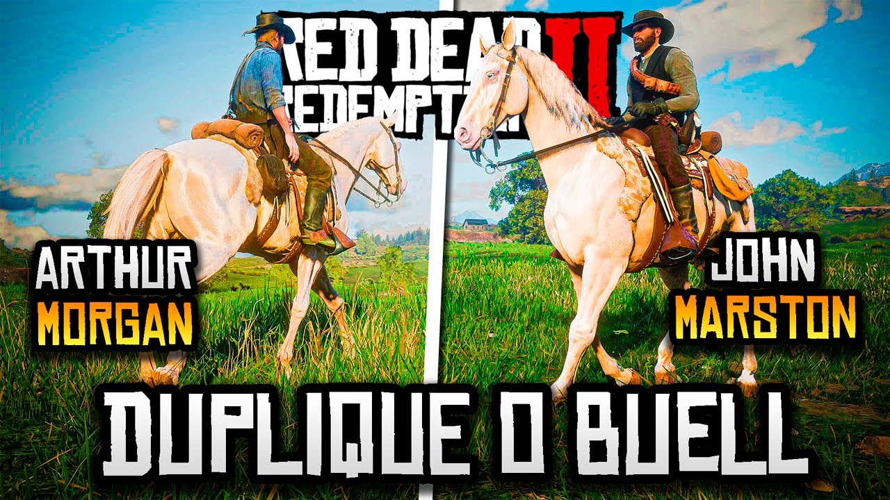 GLITCH RDR2: COMO DUPLICAR O BUELL PARA O ARTHUR E JOHN! - YouTube