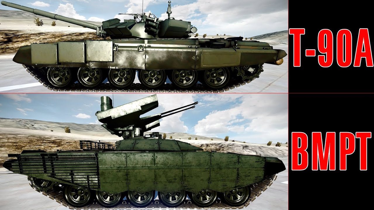 Battlefield 2 mod T-90A and BMPT "Terminator-2" - YouTube