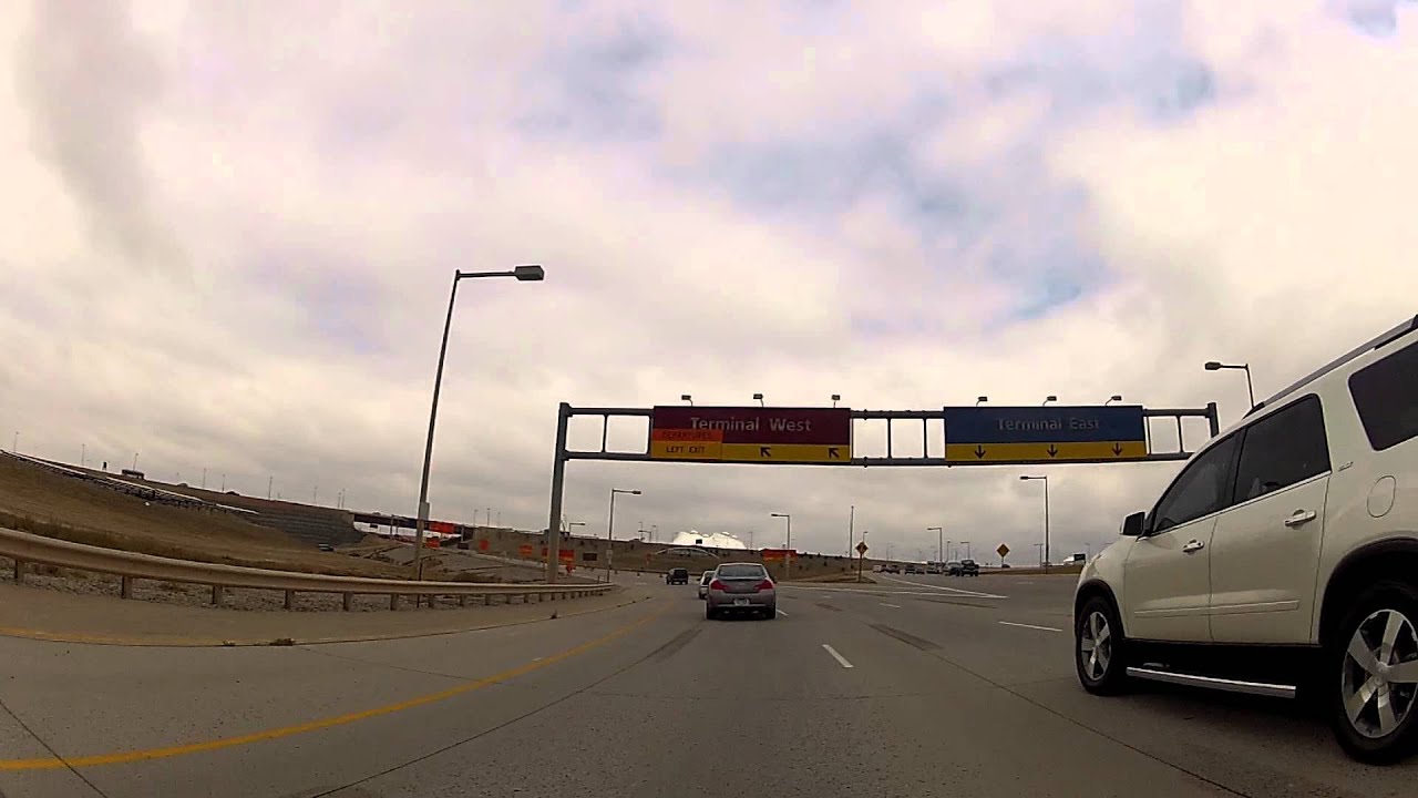 New Entrance into DIA Denver International Airport Departures West ...