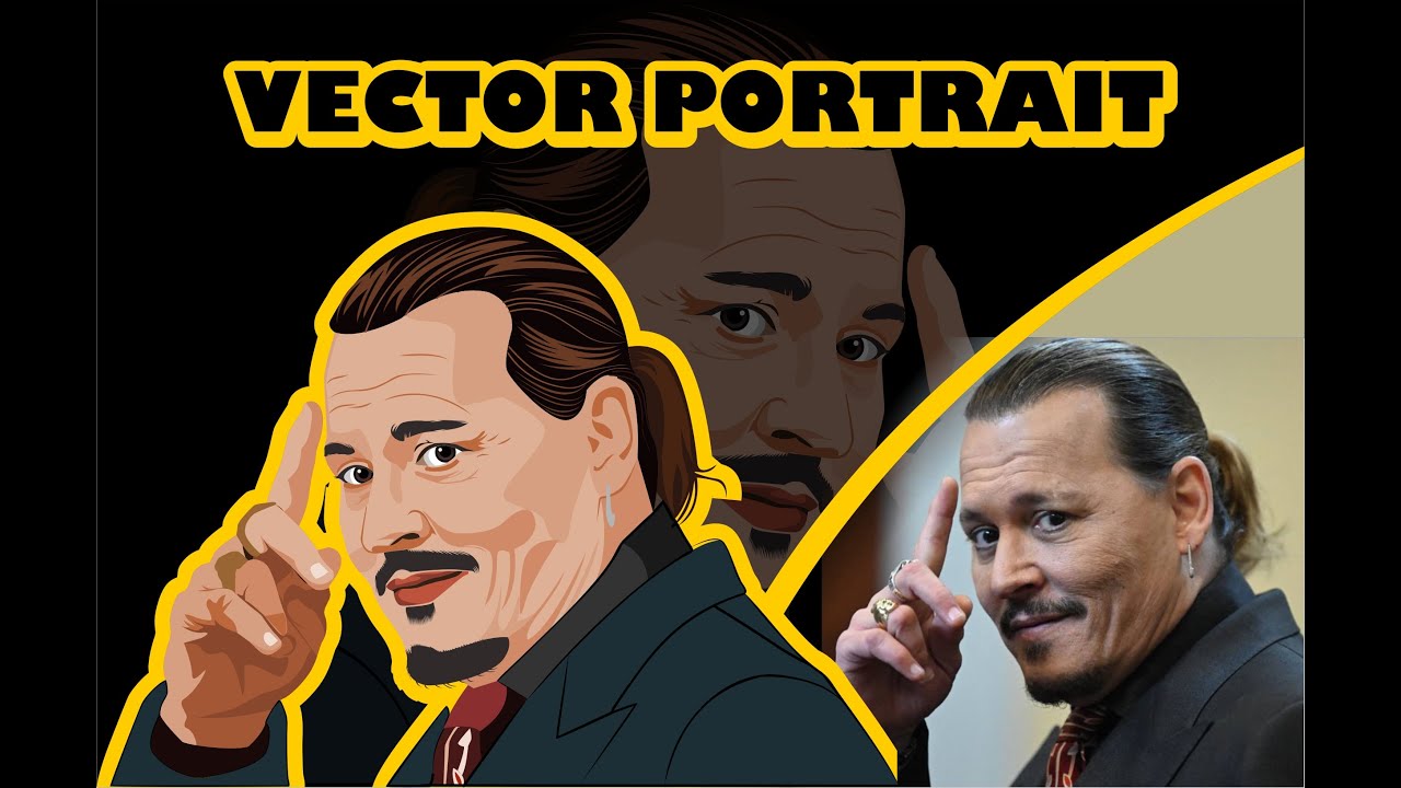 Tutorial | How to make Vector portrait in Corel Draw | #coreldraw # ...