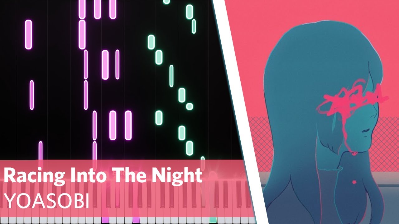 YOASOBI | Racing Into The Night (Yoru ni Kakeru) | Synthesia Tutorial ...