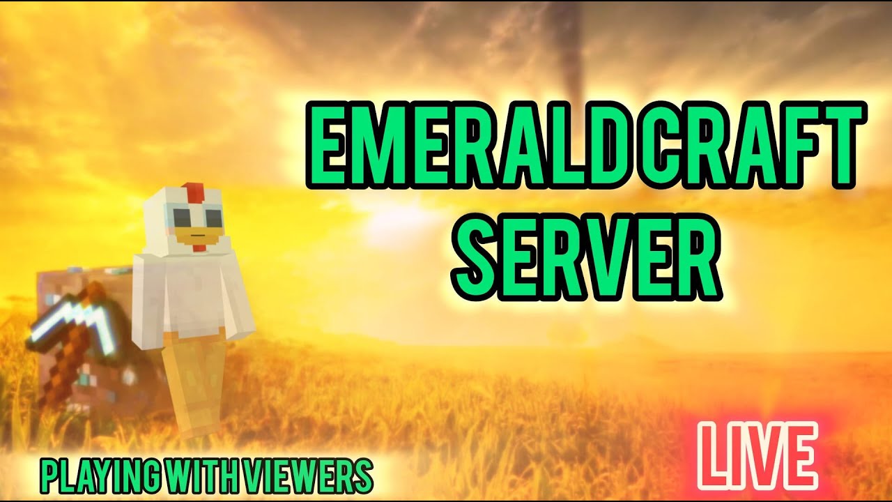 Minecraft Emerald craft - free server - bedrock - java - YouTube