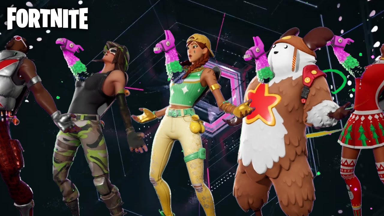 Burst Case Scenario (Alien Llama) #Fortnite (Emote) - YouTube