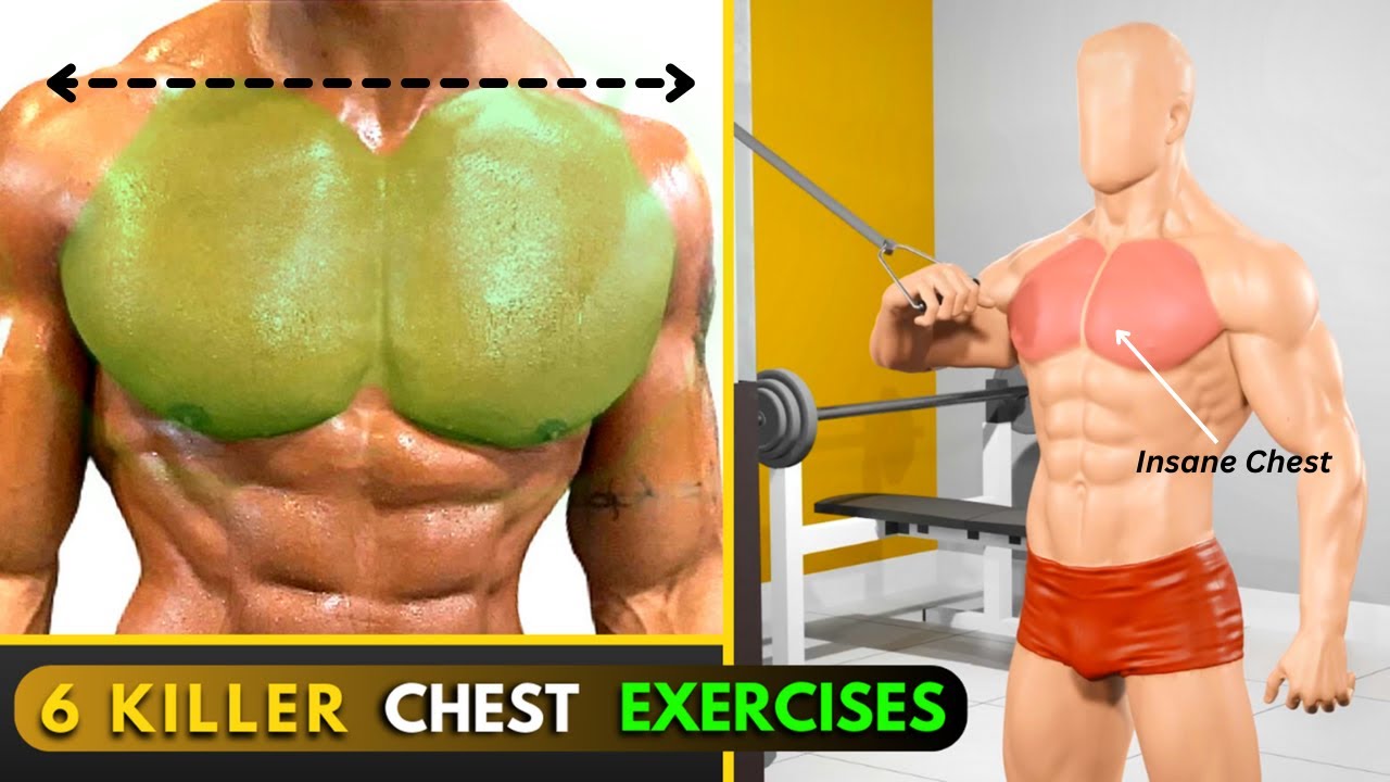 Get massive chest with these 6 killer exercise | Fitmology - YouTube