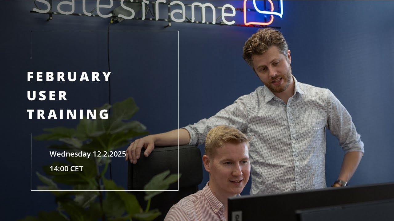 Salesframe User Training February 2025 - YouTube