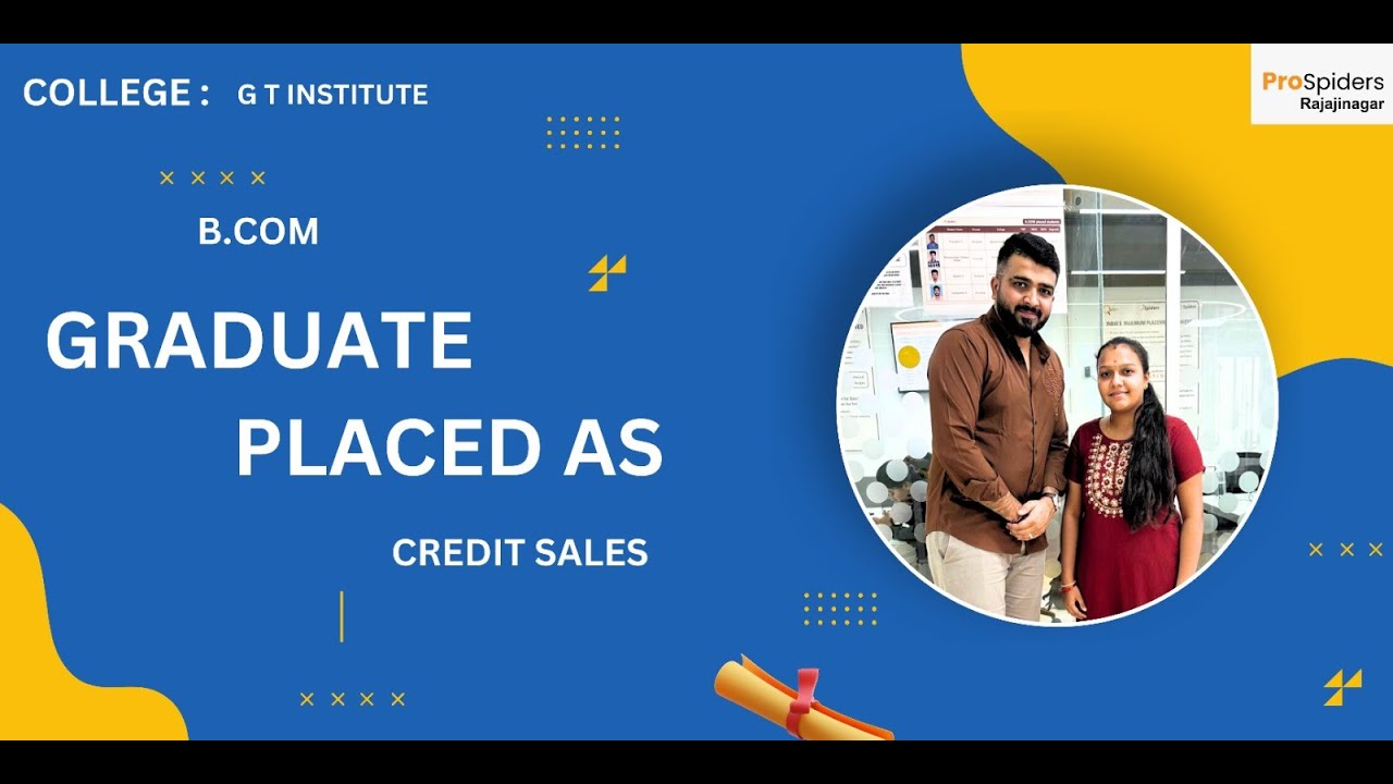 Got CERTIFIED and PLACED in top MNCs through Prospiders Rajajinagar ...