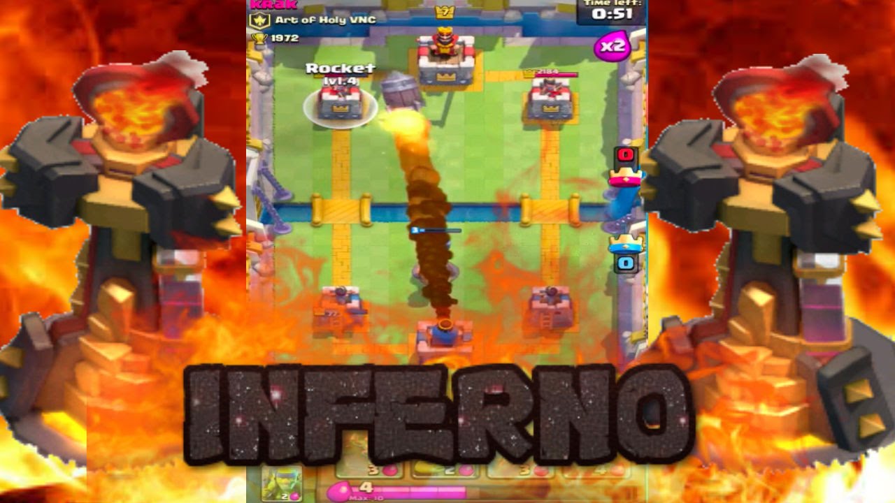 Clash Royale! | INFERNO STRATEGY! EPIC NEW GAME - YouTube