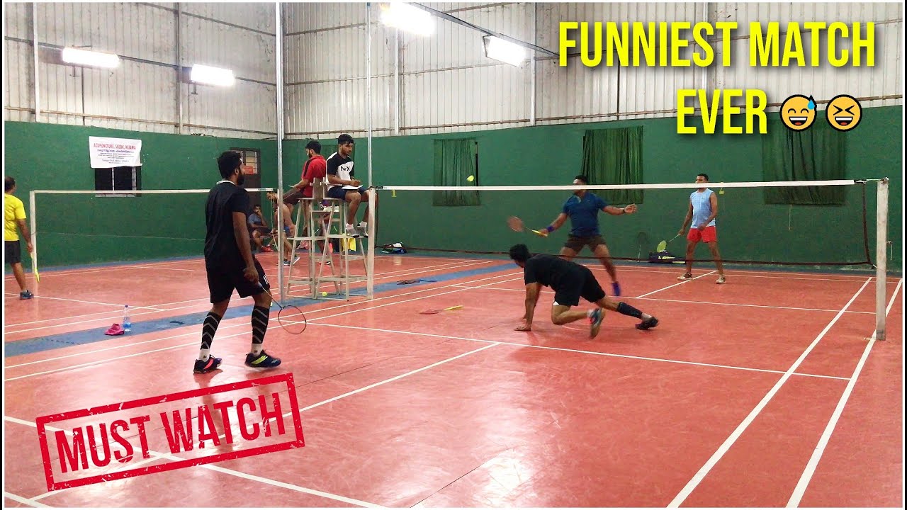 FUNNIEST BADMINTON MATCH EVER | BADMINTON BLOOPERS | BADMINTON ...