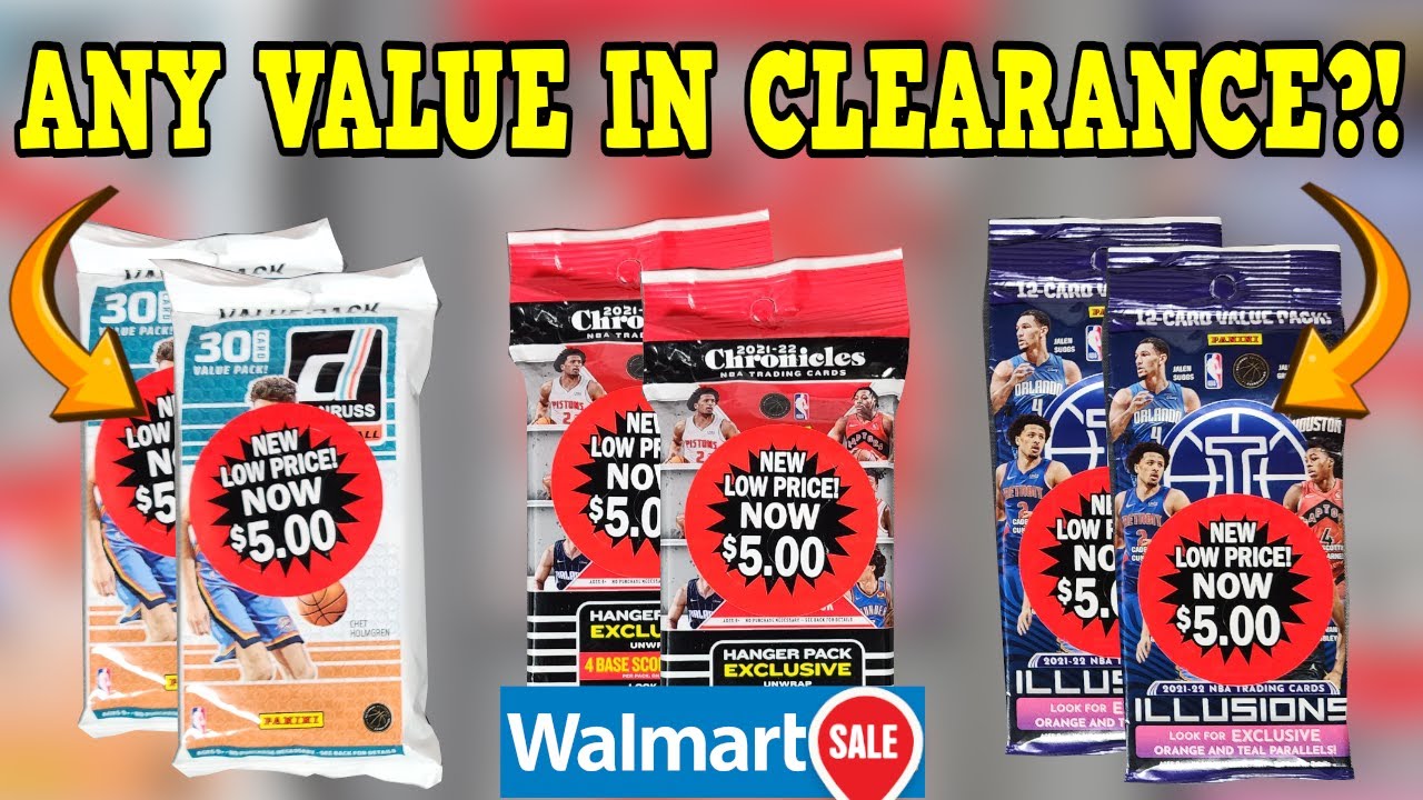 Any VALUE In CLEARANCE?! Opening Several Clearance Basketball Packs ...