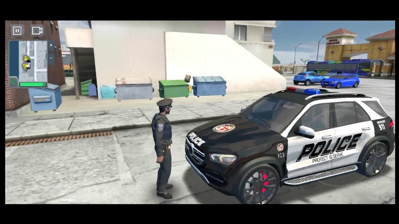 POLICE MERCEDES GLS GAMEPLAY IN POLICE SIM 2022 - YouTube