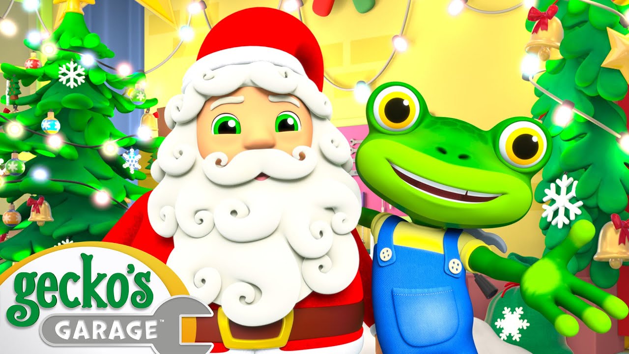 Santa & Gecko's Christmas Crossover | Gecko's Garage | Kids Road Trip ...