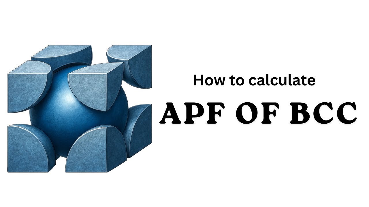 How to Calculate Atomic Packing Factor of Base Centered Cubic (BCC ...